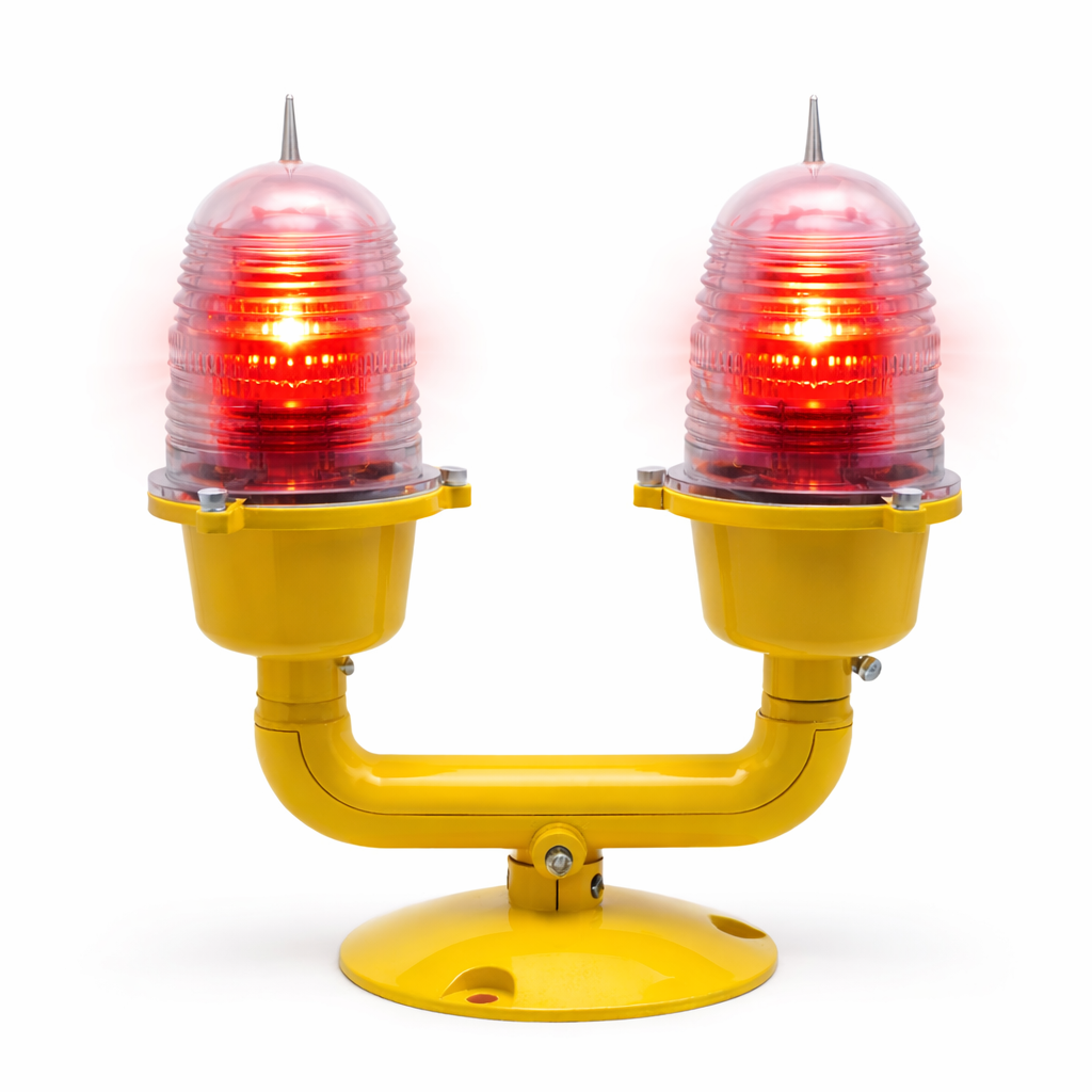 Low Intensity Obstruction Light (LIOL), LED Warning Light Steady Red D ...